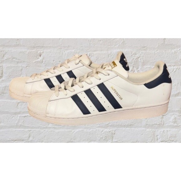 adidas | Shoes | Adidas Sneaker Men 2 White Black Tennis Superstar ...